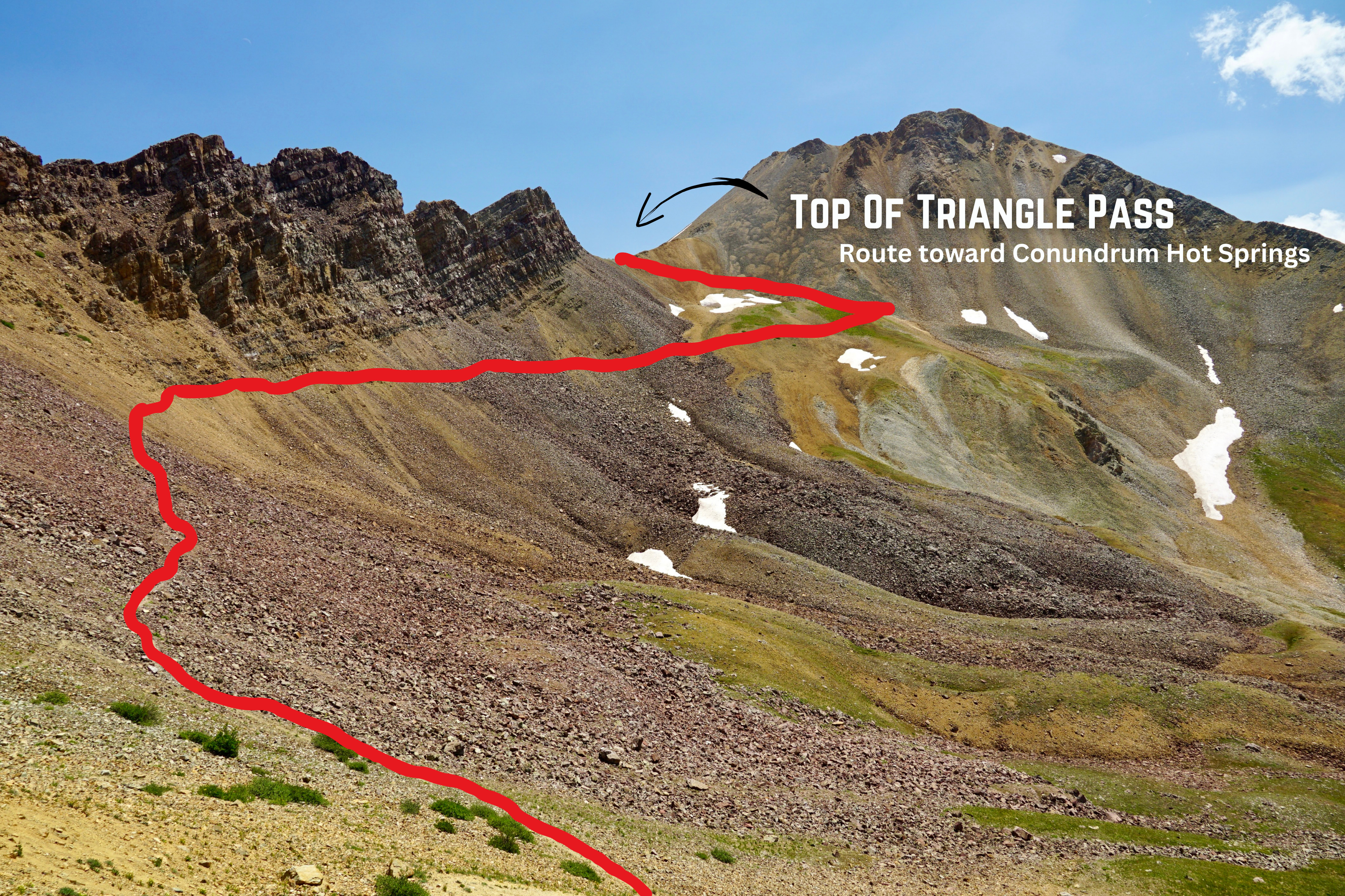 Triangle Pass Colorado Hikers Guide (Crested Butte or Aspen Route ...